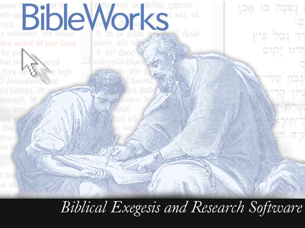 BibleWorks No Longer Producing Bible Software - The Seminary Student